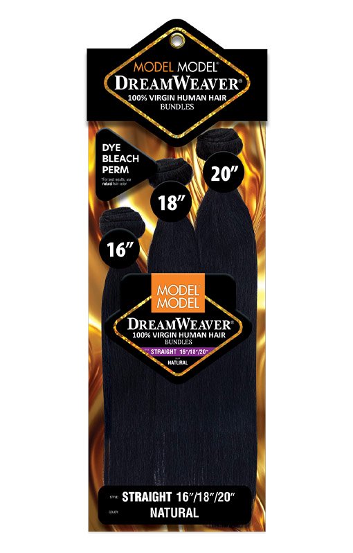 ModelModel Virgin Human Hair Weave Dream Weaver 3 Bundles Straight – Beauty and Company Online