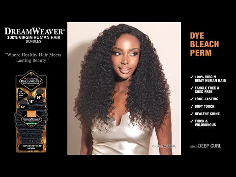 ModelModel Dream Weaver 100% Virgin Human Hair Weave – Deep Curl 3 Bun – Beauty and Company Online
