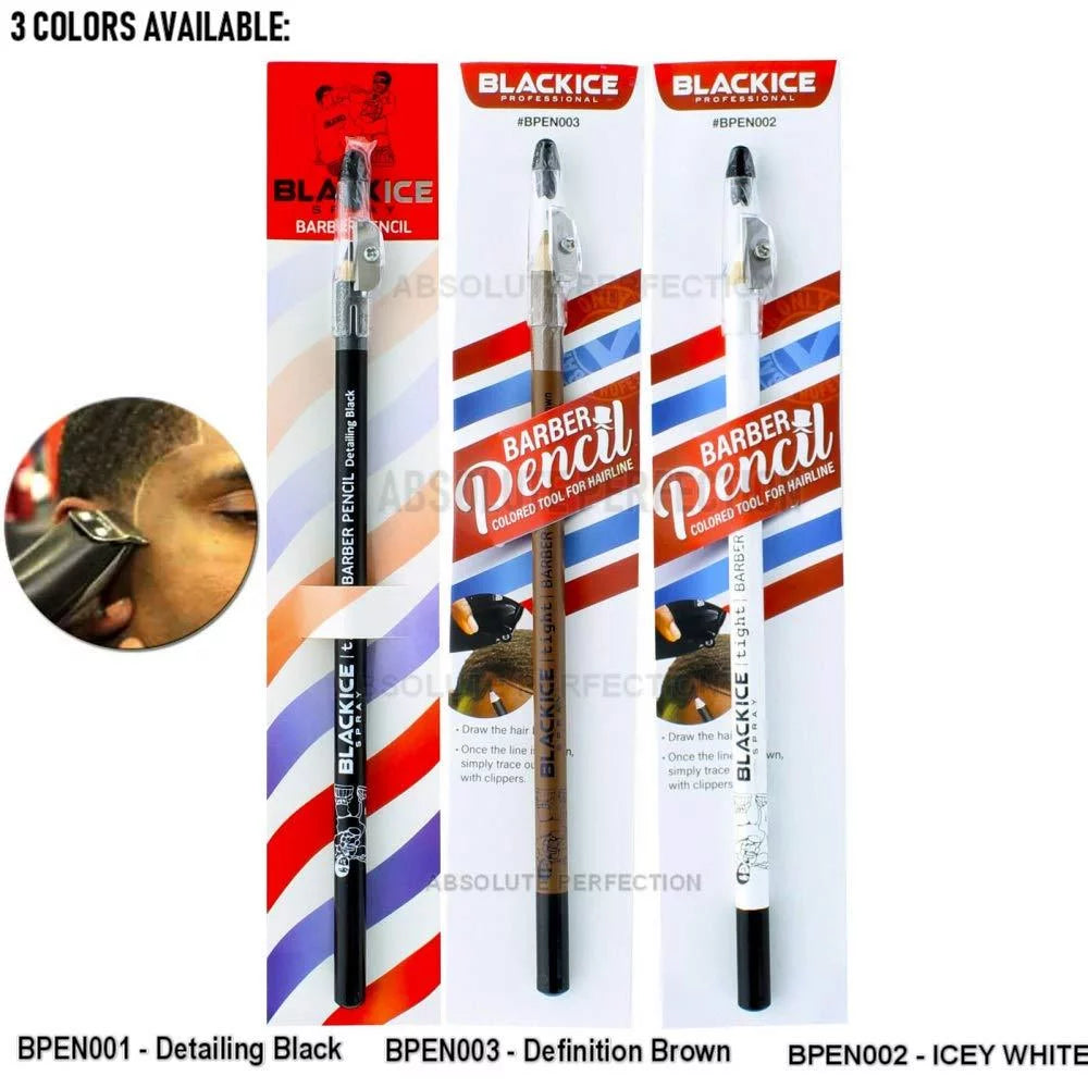 BLACK ICE BARBER PENCIL – Beauty and Company Online