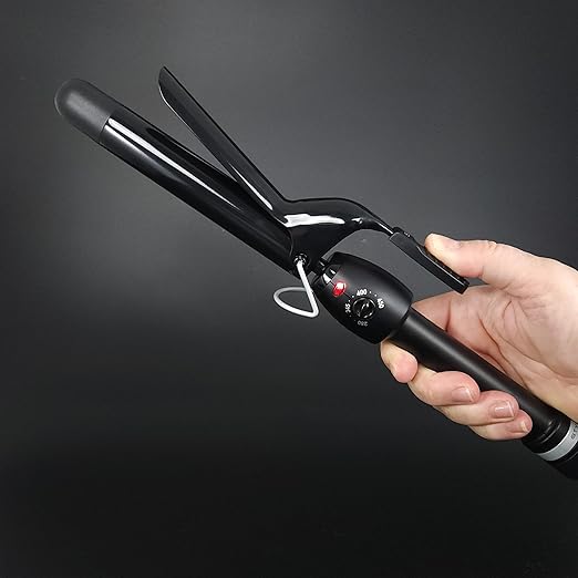 StyleCraft Black Gold Ceramic Professional Curling Iron (1 inch)(SCSC1 ...