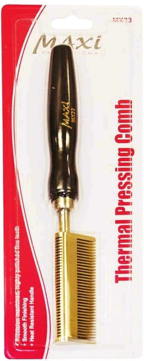 MX33 MAXI PRESSING COMB BRASS FINE – Beauty and Company Online