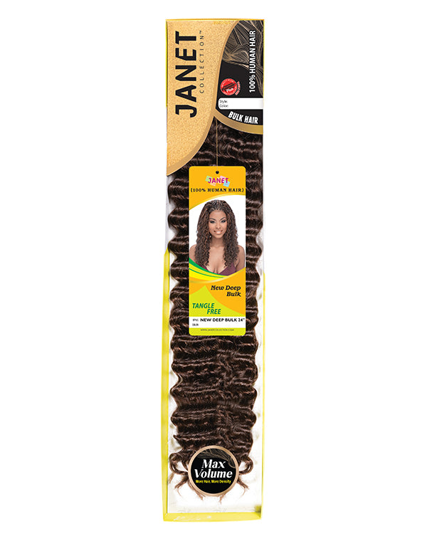 JANET DEEP WAVE BULK HAIR – Beauty and Company Online