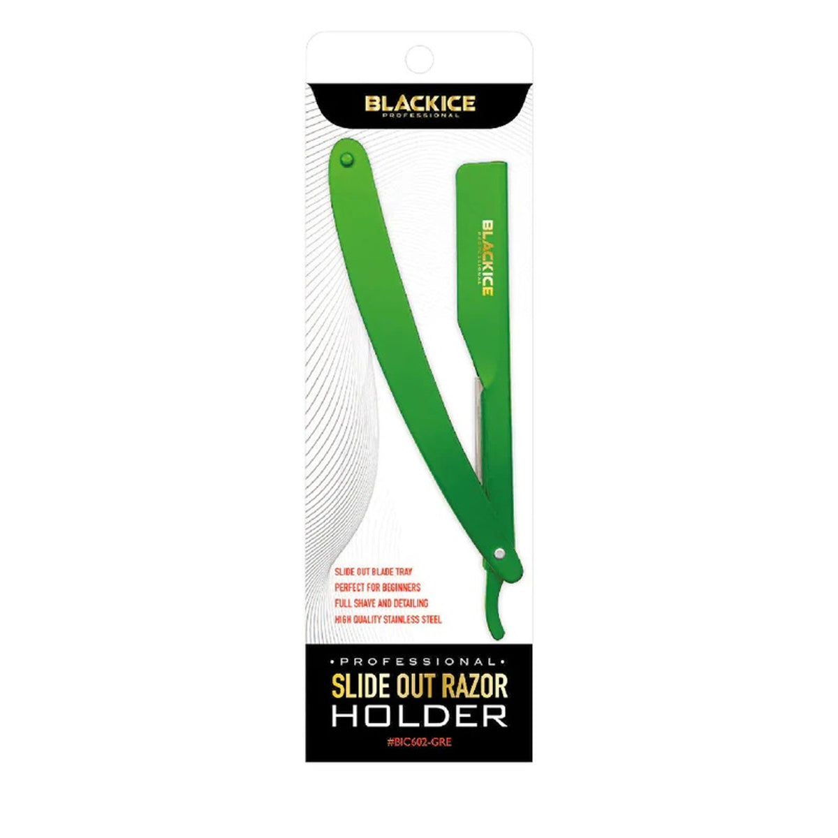GRE BLACK ICE SLIDE OUT RAZOR [GREEN] BIC602 – Beauty and Company Online