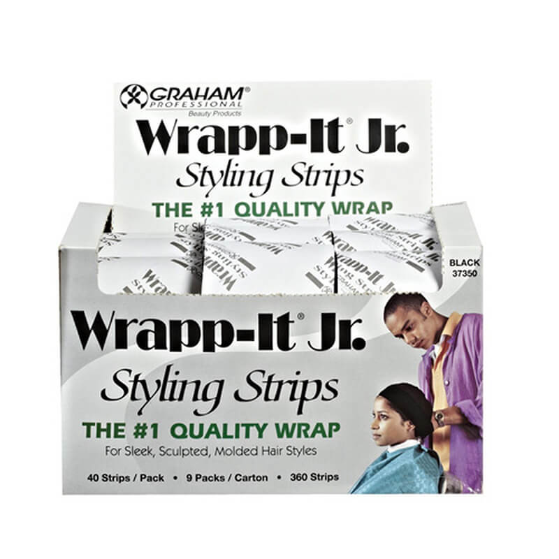 Graham Wrapp-It Jr. Styling Strips #Black – Beauty and Company Online